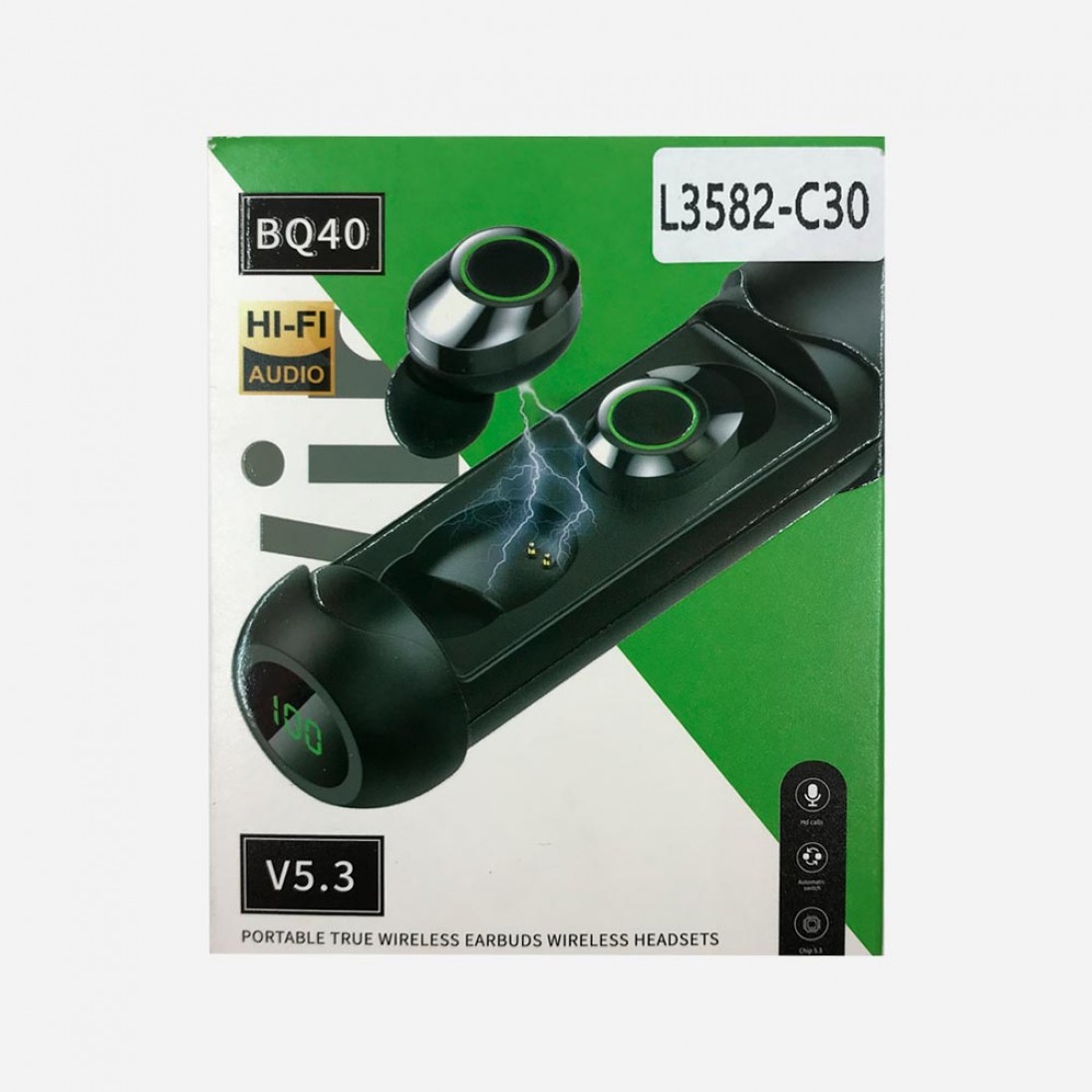 Audifono Bluetooth TWS BQ40 - Eco Tech El Salvador