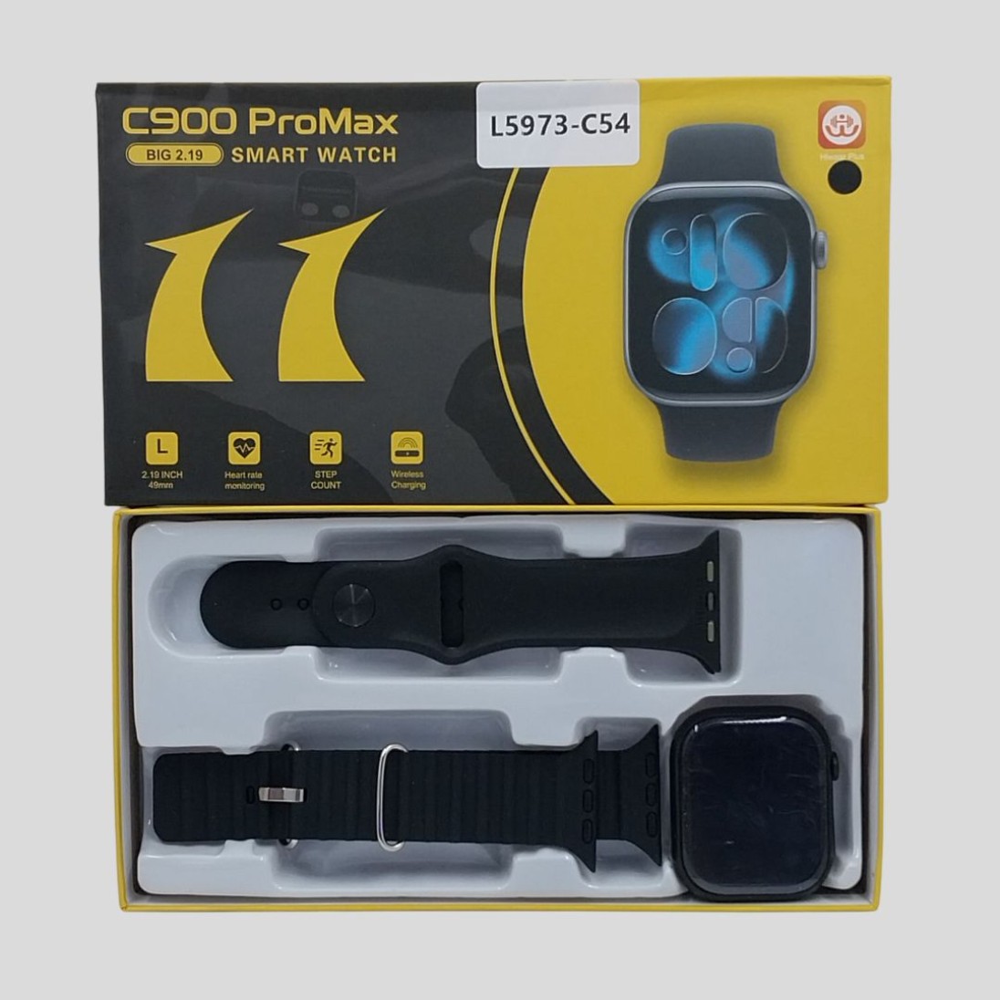 Reloj Inteligente 2 Correas C900 ProMax - Eco Tech El Salvador